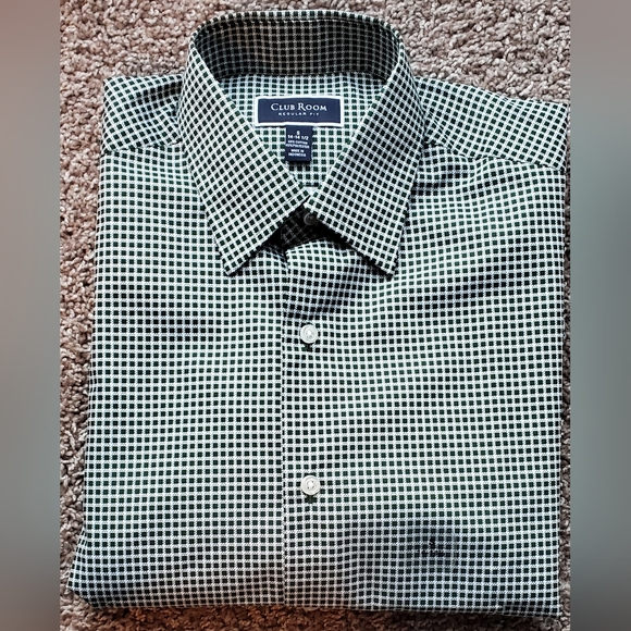 Club Room | Shirts | Club Room Regular Fit Men Dress Shirt Size S Color ...